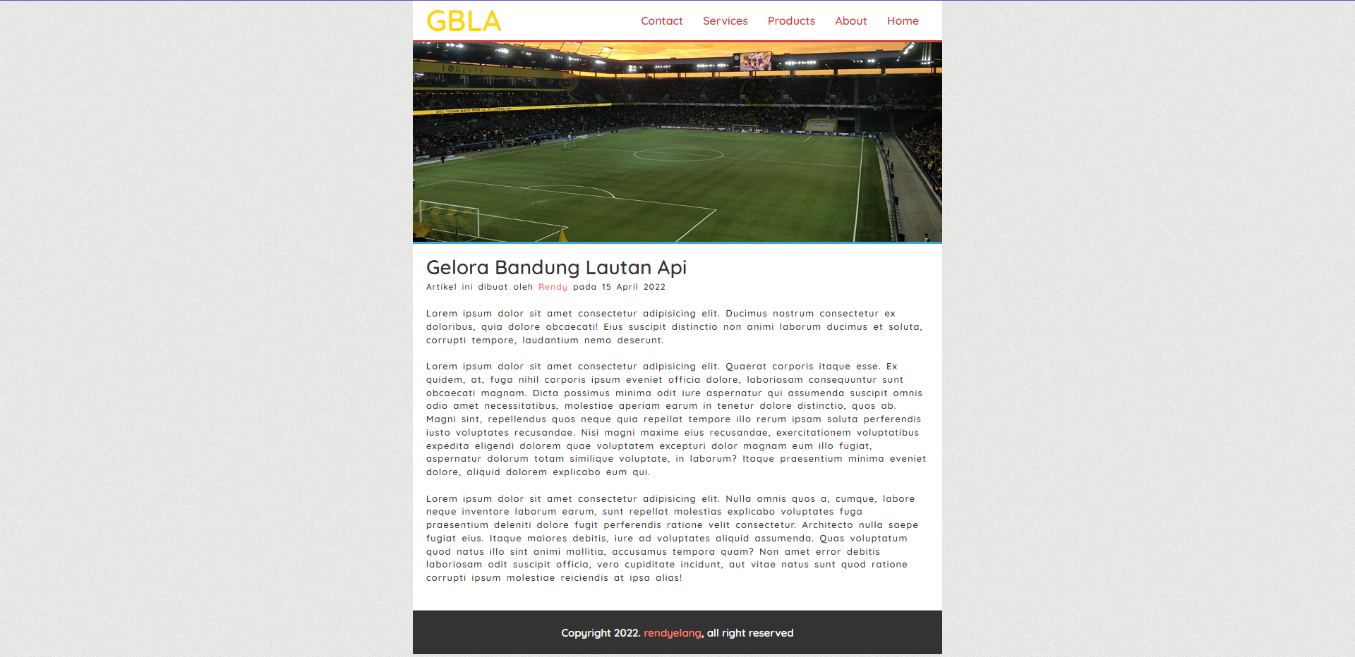 My Portofolio | Rendy Elang